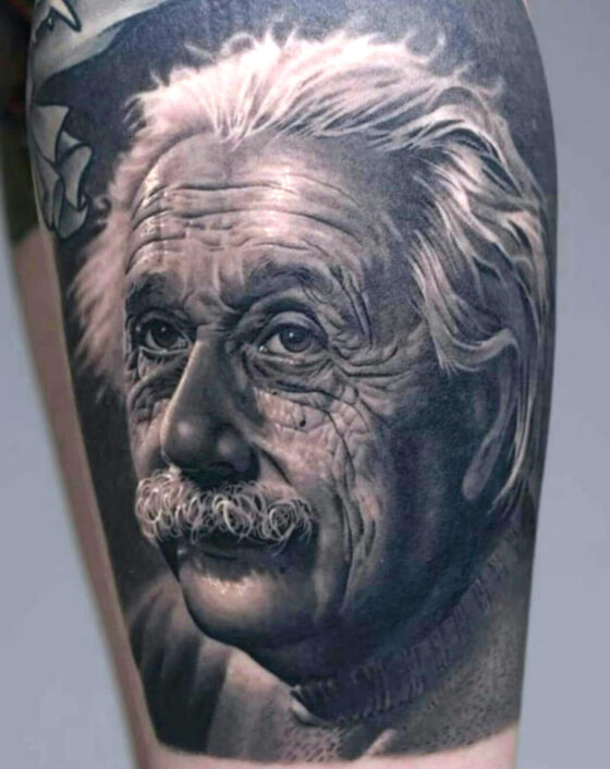 Albert Einstein Tattoos Knowledge On Skin Tattoo Life
