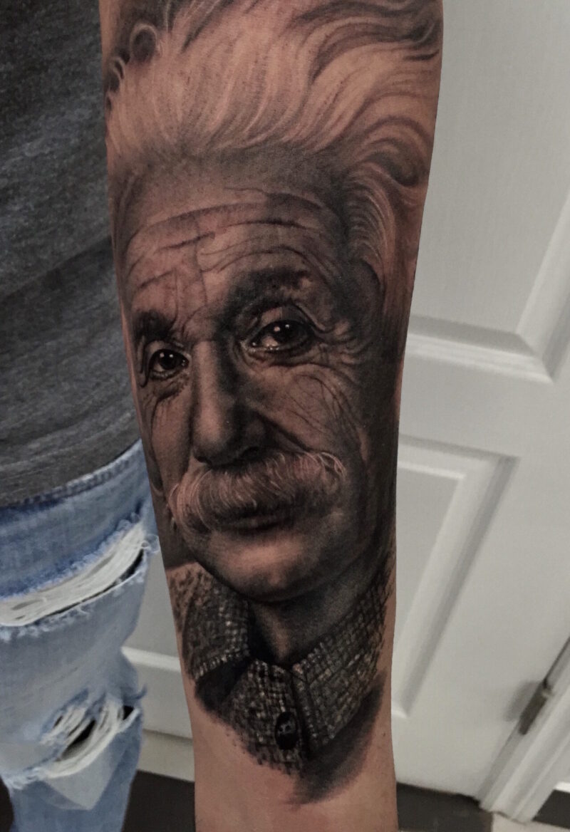 Albert Einstein Tattoos Knowledge On Skin Tattoo Life