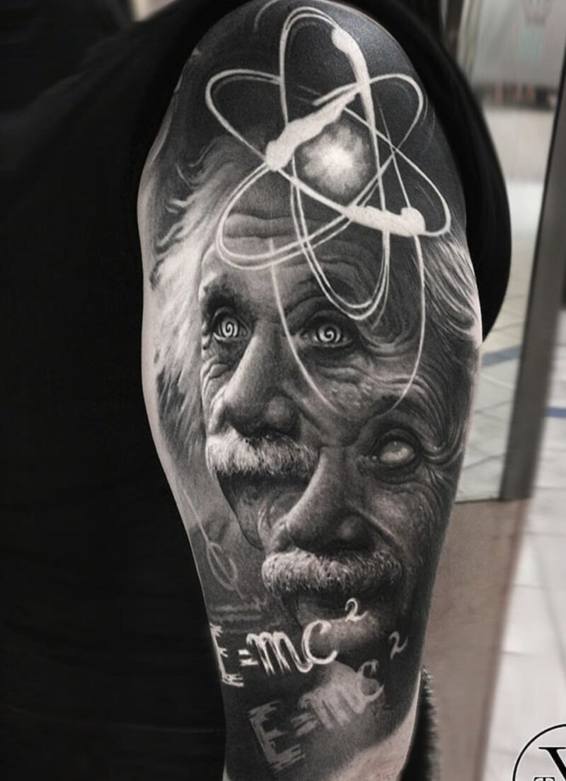 Albert Einstein Tattoos Knowledge On Skin Tattoo Life