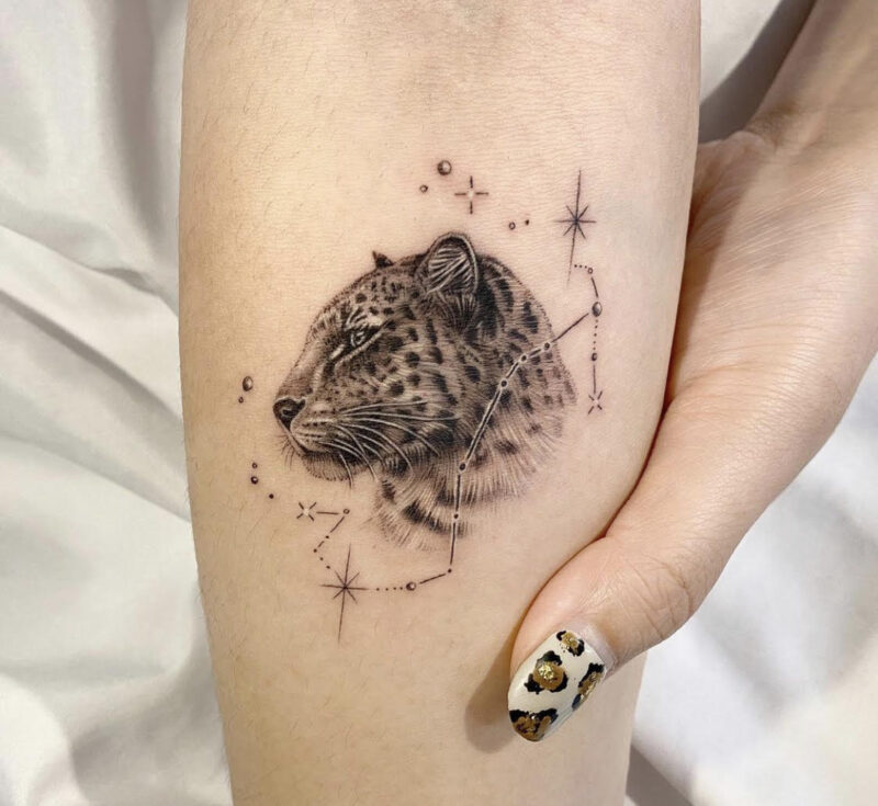 Leopard Tattoos and the symbology of a wily predator - Tattoo Life