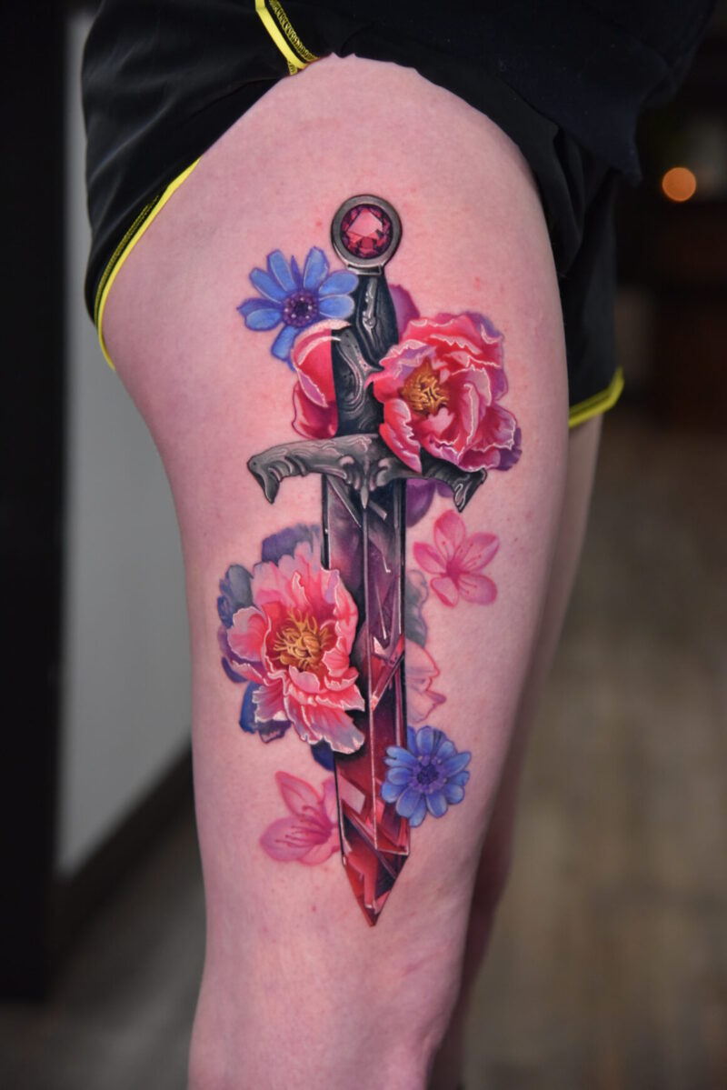 Danny Elliott tattoos, inspired by pop culture - Tattoo Life