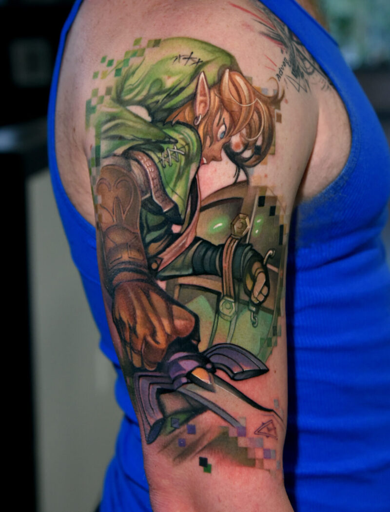 Danny Elliott tattoos, inspired by pop culture - Tattoo Life