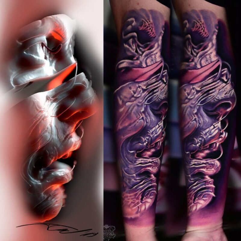 Tomasz Torfinski aka TOFI and his tattoos in 3D - Tattoo Life