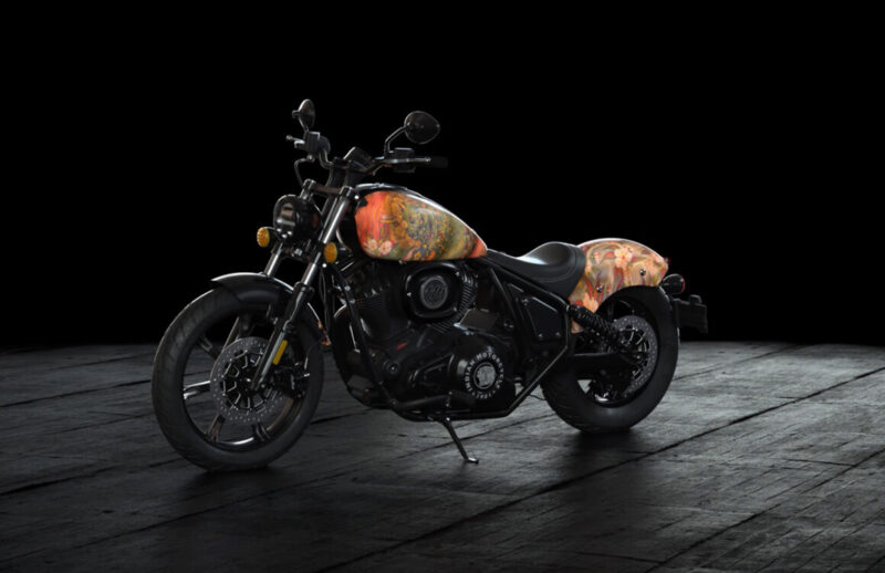 Shige and No Regrets Tattoo for Indian Motorcycle - Tattoo Life