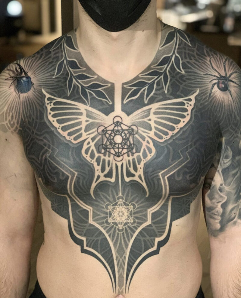 Front Piece Tattoo Gallery - Tattoo Life