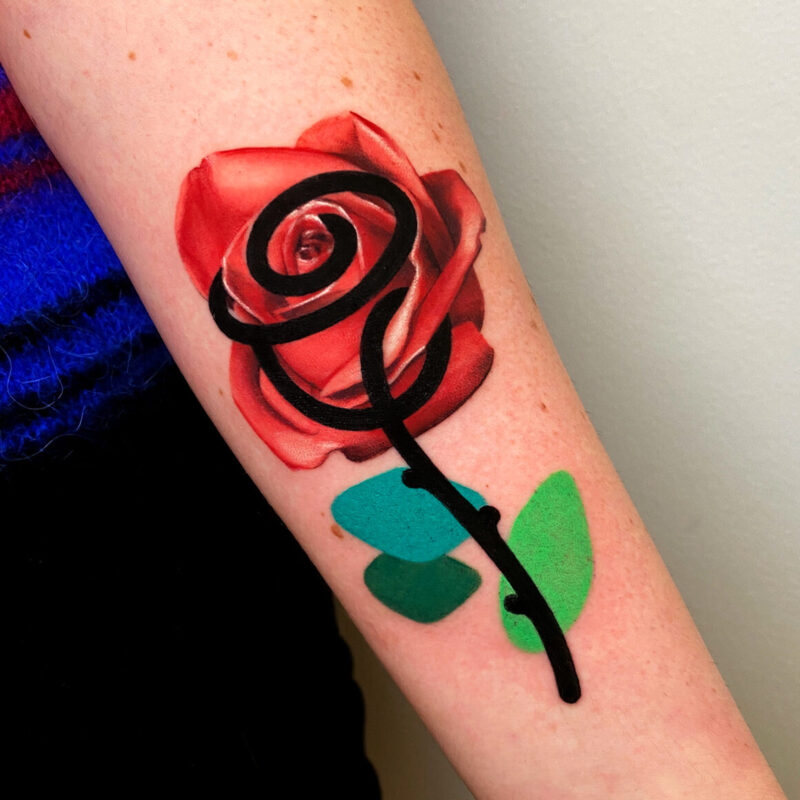 Mattia Calvi, inventor of the "destructured" tattoo - Tattoo Life