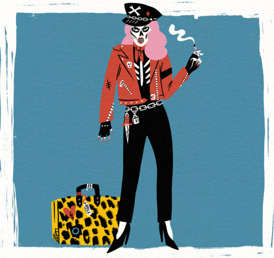 Skulls, spikes and spooky babes: the illustrations of Pippa Toole ...