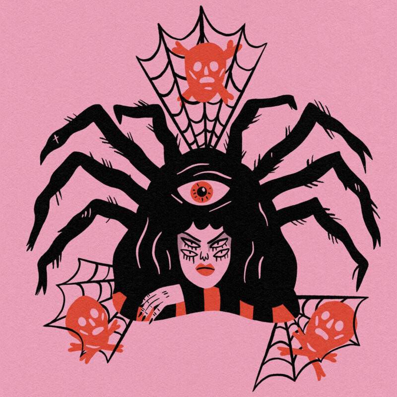 Skulls, spikes and spooky babes: the illustrations of Pippa Toole ...