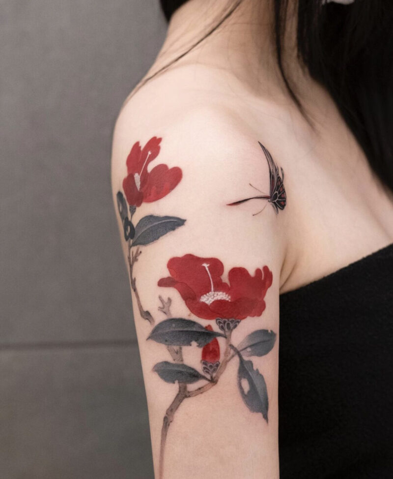 Chen Jie, the skin merged in Chinese ink art - Tattoo Life