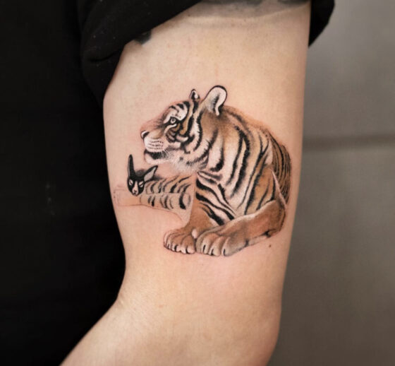 Chen Jie, the skin merged in Chinese ink art - Tattoo Life