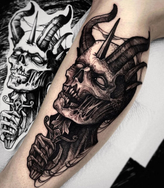 Macabre, grotesque and unsetting tattoos - Tattoo Life