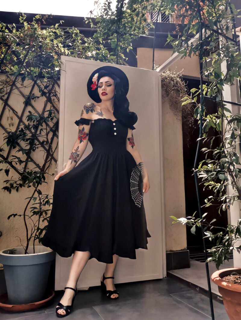 Miss Sharon Von Gates, the bubbly Italian pin up - Tattoo Life