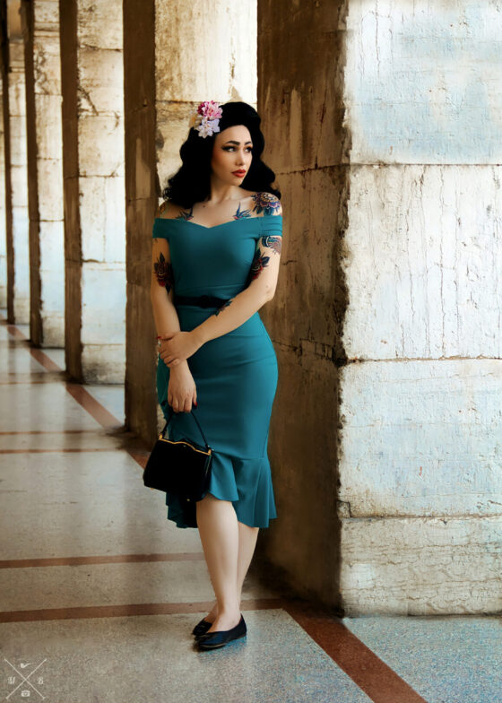 Miss Sharon Von Gates, the bubbly Italian pin up - Tattoo Life