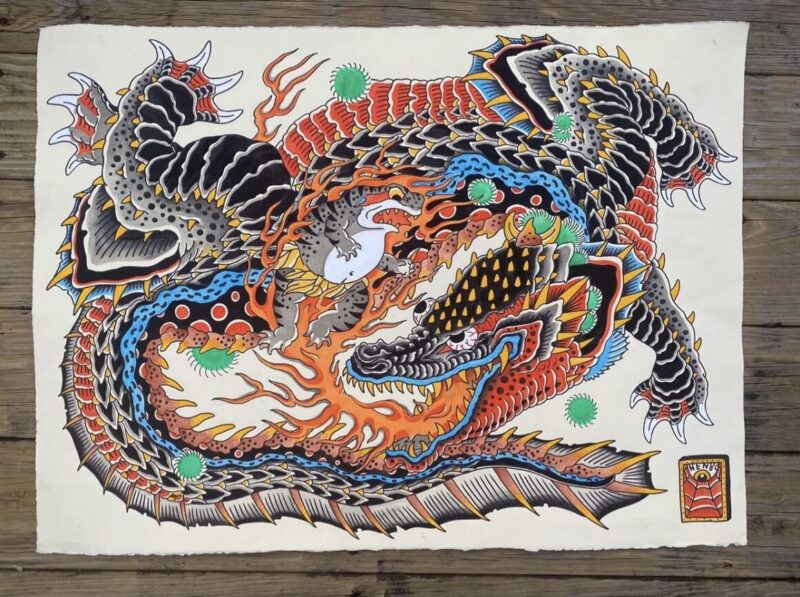 The graphic world of the New Yorker tattoo artist Henbo - Tattoo Life