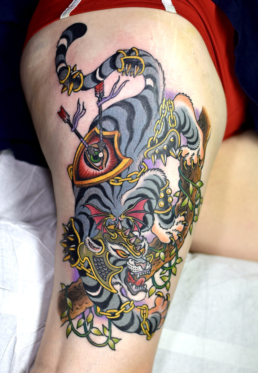 Adam Ruff: Traditional tattoo with a twist of lime - Tattoo Life