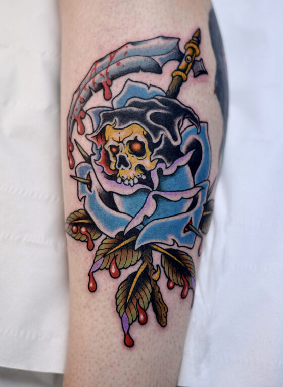 Adam Ruff: Traditional tattoo with a twist of lime - Tattoo Life