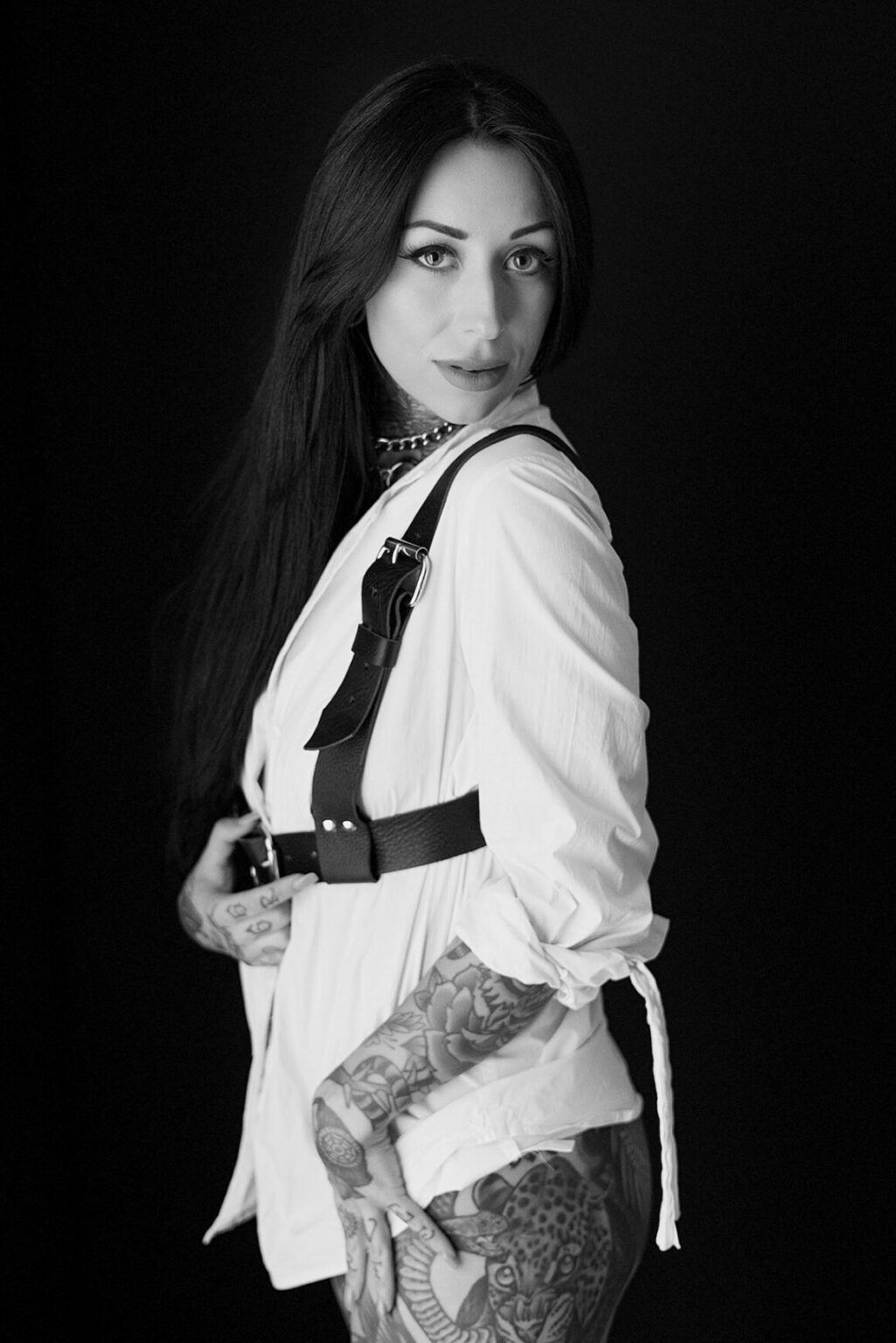 Luna Lucero the beautiful tattoo artist with her bold and timeless ...