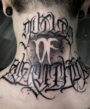Lettering tattoos and writings on skin - Tattoo Life