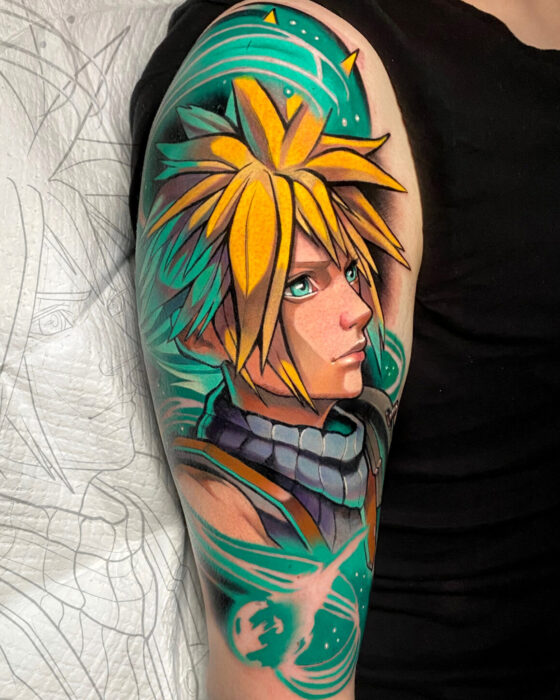 Matthew Larkin, a big romance full of anime and tattoos - Tattoo Life