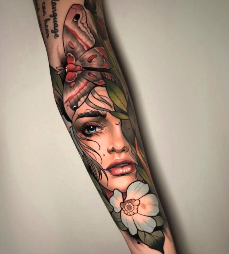 Andrey, cool female portraits coming from Rhode Island - Tattoo Life