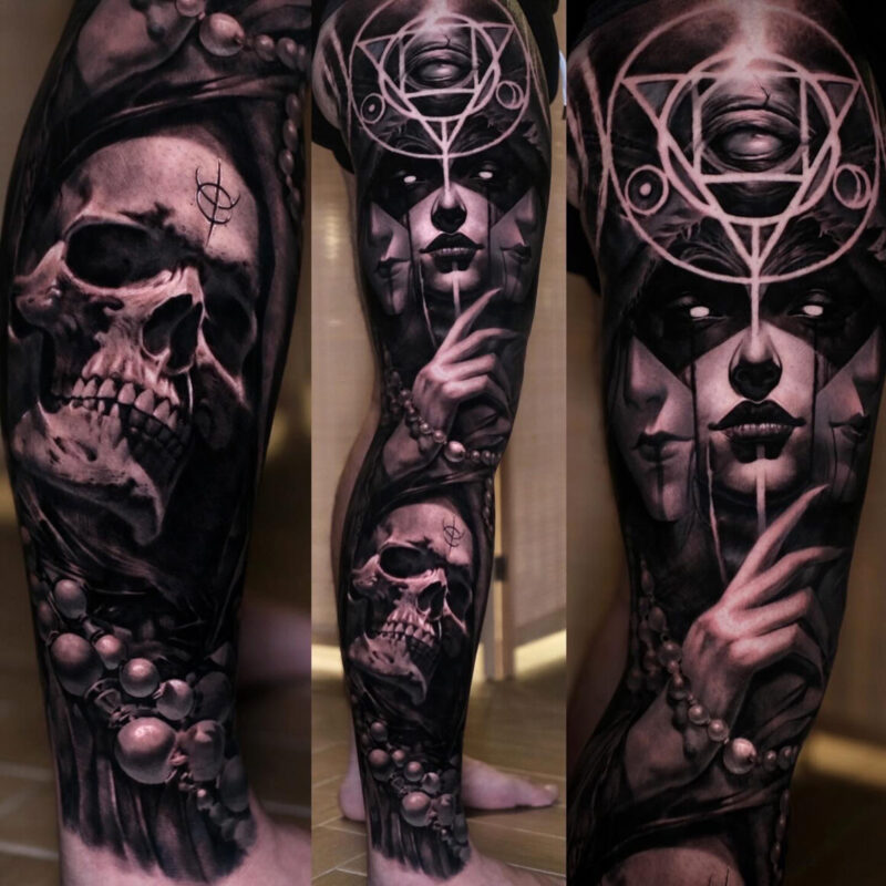 Tattoo Artists Yearbooks: Hugo Feist, the Dark Fantasy specialist ...