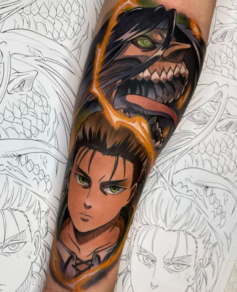 Anime and manga on skin - Tattoo Life