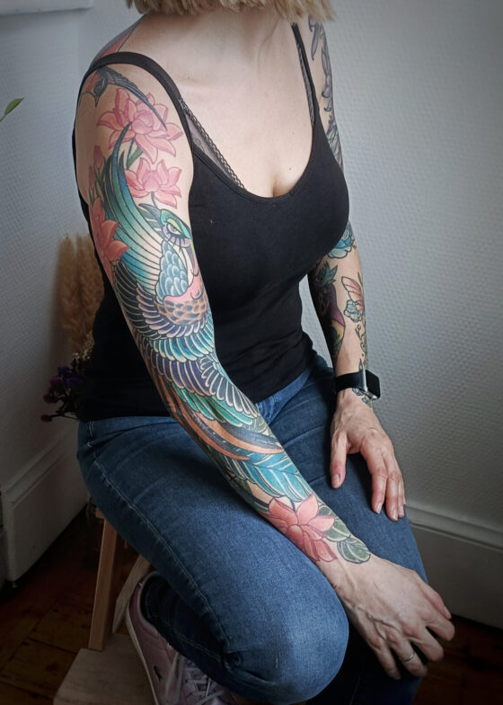 Norma Tattoo, the French lady of "Néo Kacho-ga" - Tattoo Life