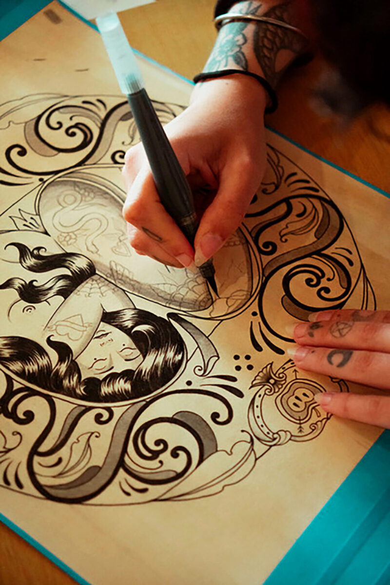 Claudia Vidal López, ethnic roots at the service of NeoTrad and Ornamental tattoos - Tattoo Life