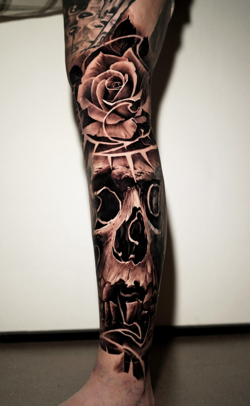 3D impact and multiple layers in the dark tattoos of Mr. Nobody ...