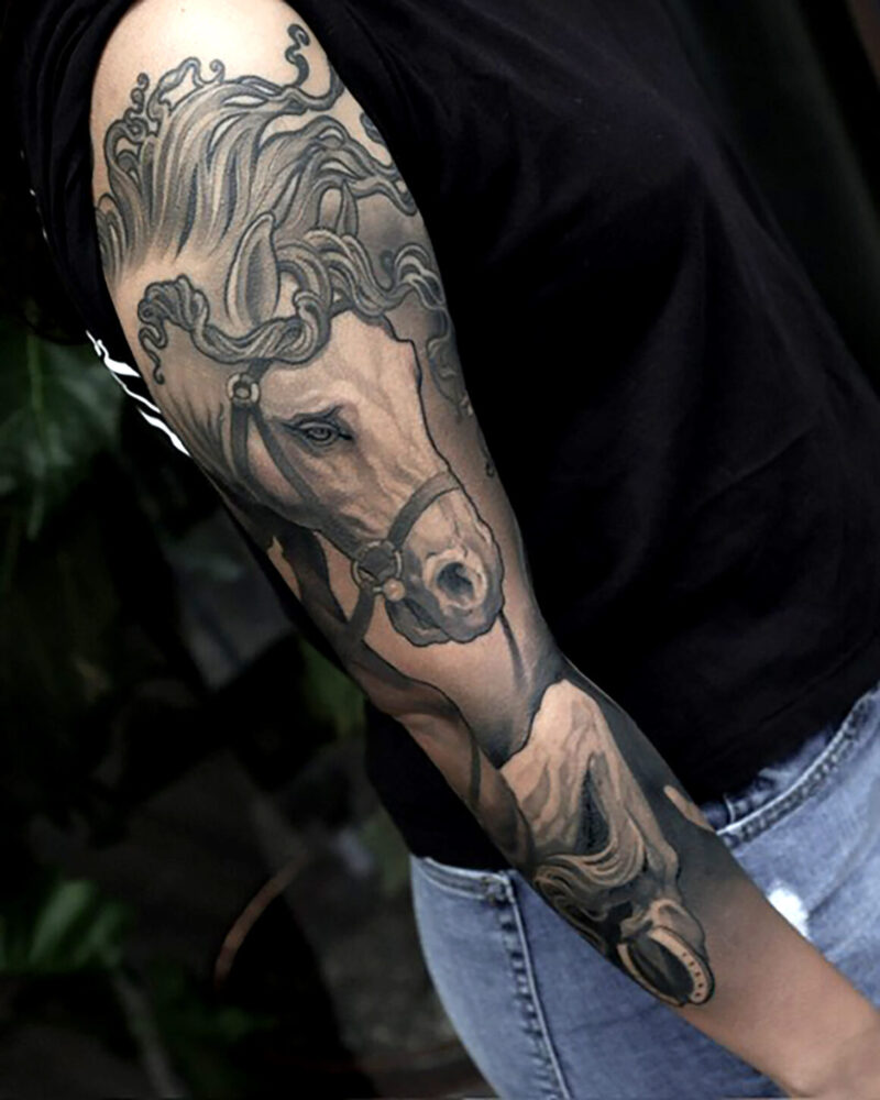 Michael J Kelly, back in Black-and-Grey - Tattoo Life