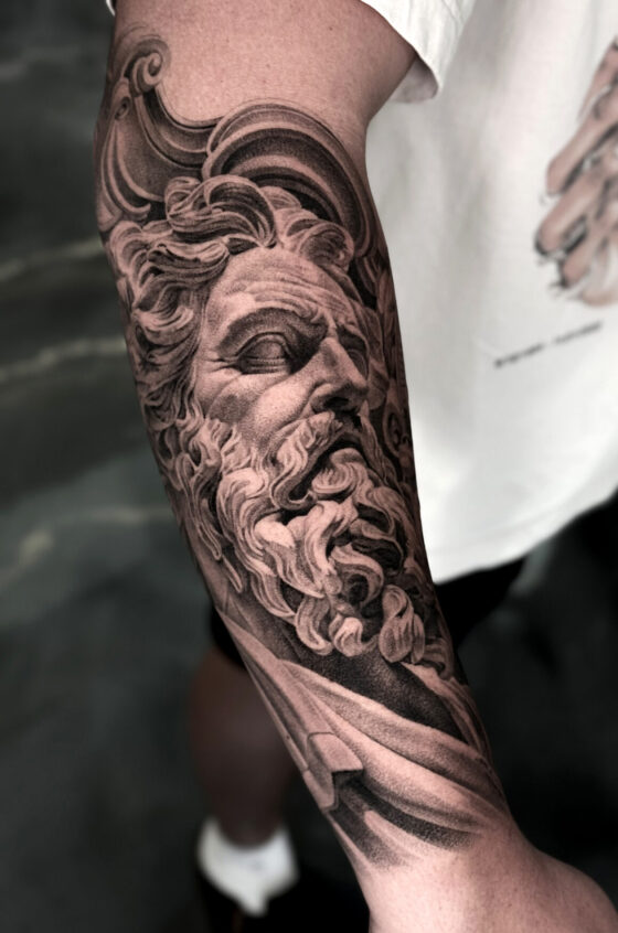 Between mythology and sacred iconography: the Black & Grey Realism of ...