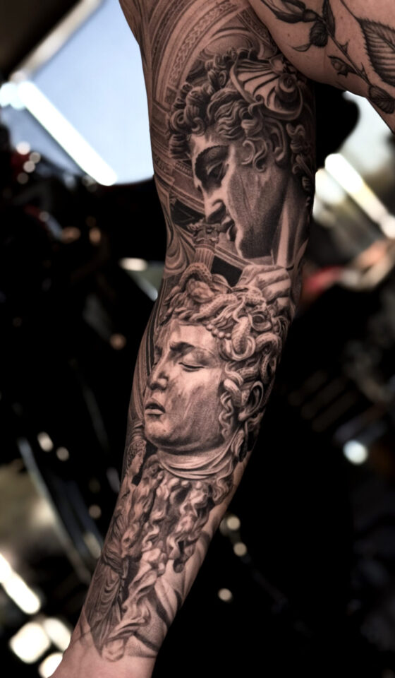 Between mythology and sacred iconography: the Black & Grey Realism of ...