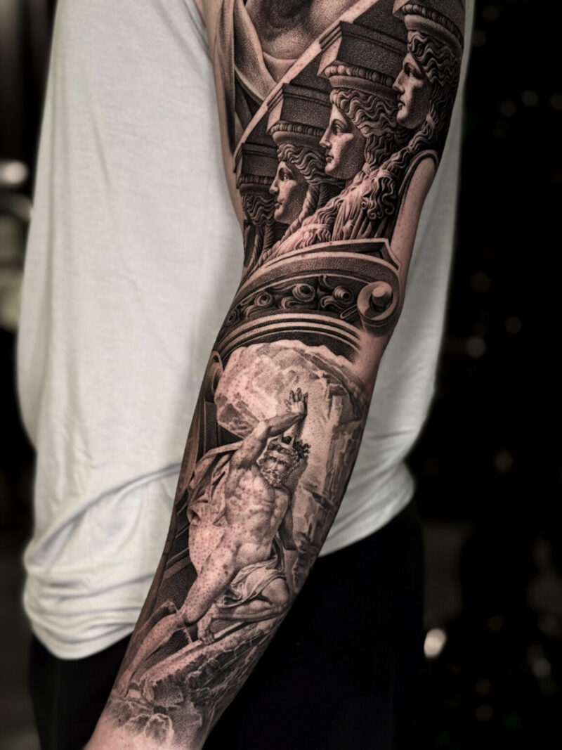 Between mythology and sacred iconography: the Black & Grey Realism of ...