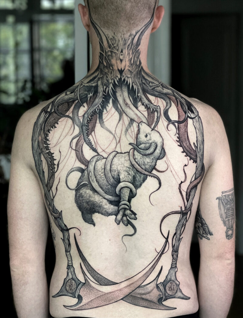 The dark imagery on skin by Robert Borbás - Tattoo Life